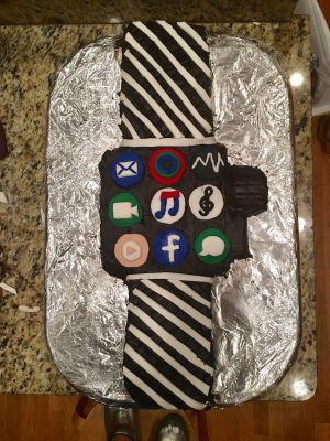 Apple Watch Birthday Cake, Cake Recipe | Dr. Stacie Grossfeld